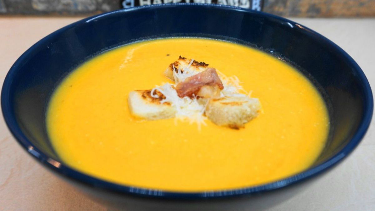 Κολοκυθόσουπα βελουτέ | greekcookingbykaterina.com