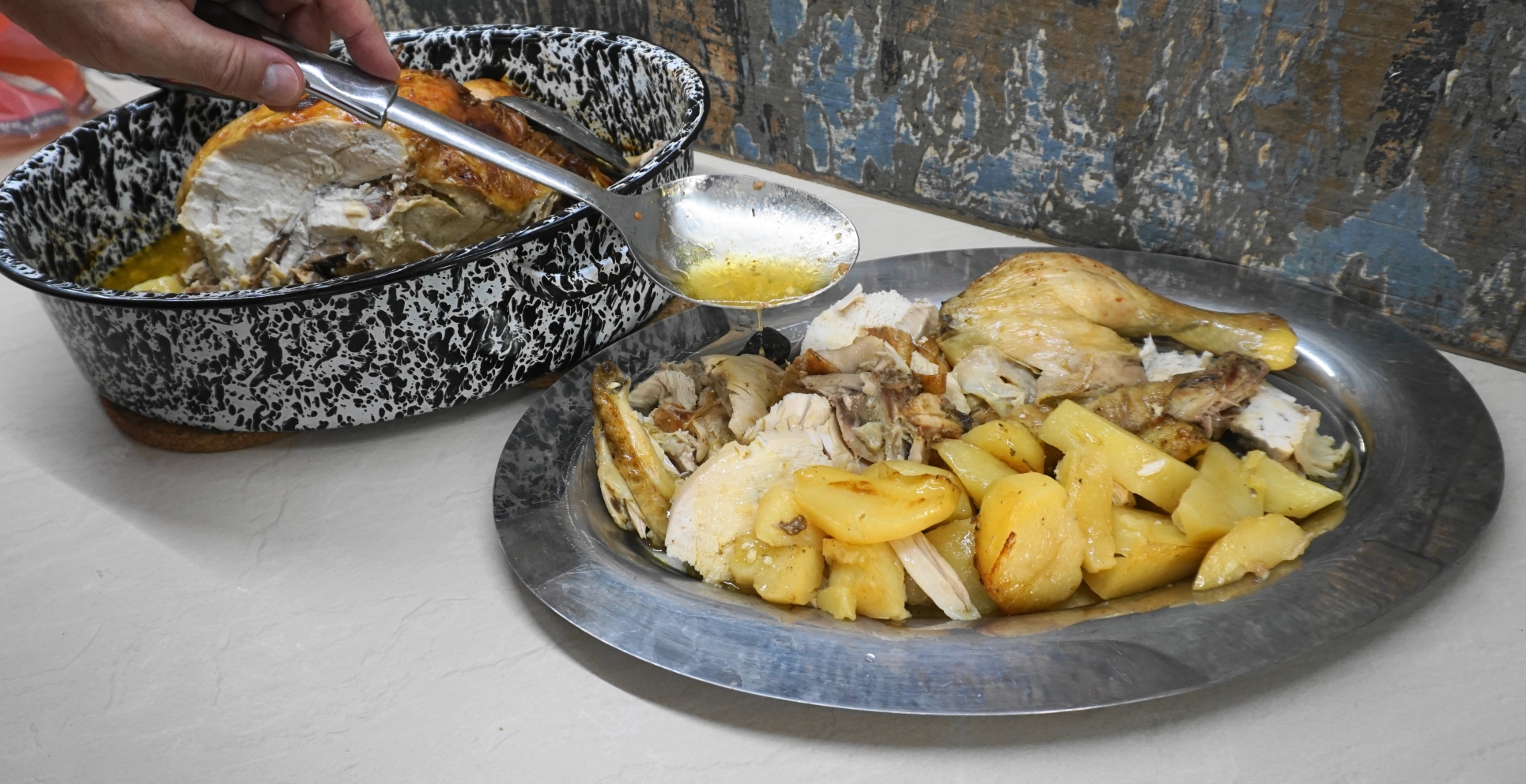 Κόκορας γεμιστός | greekcookingbykaterina.com