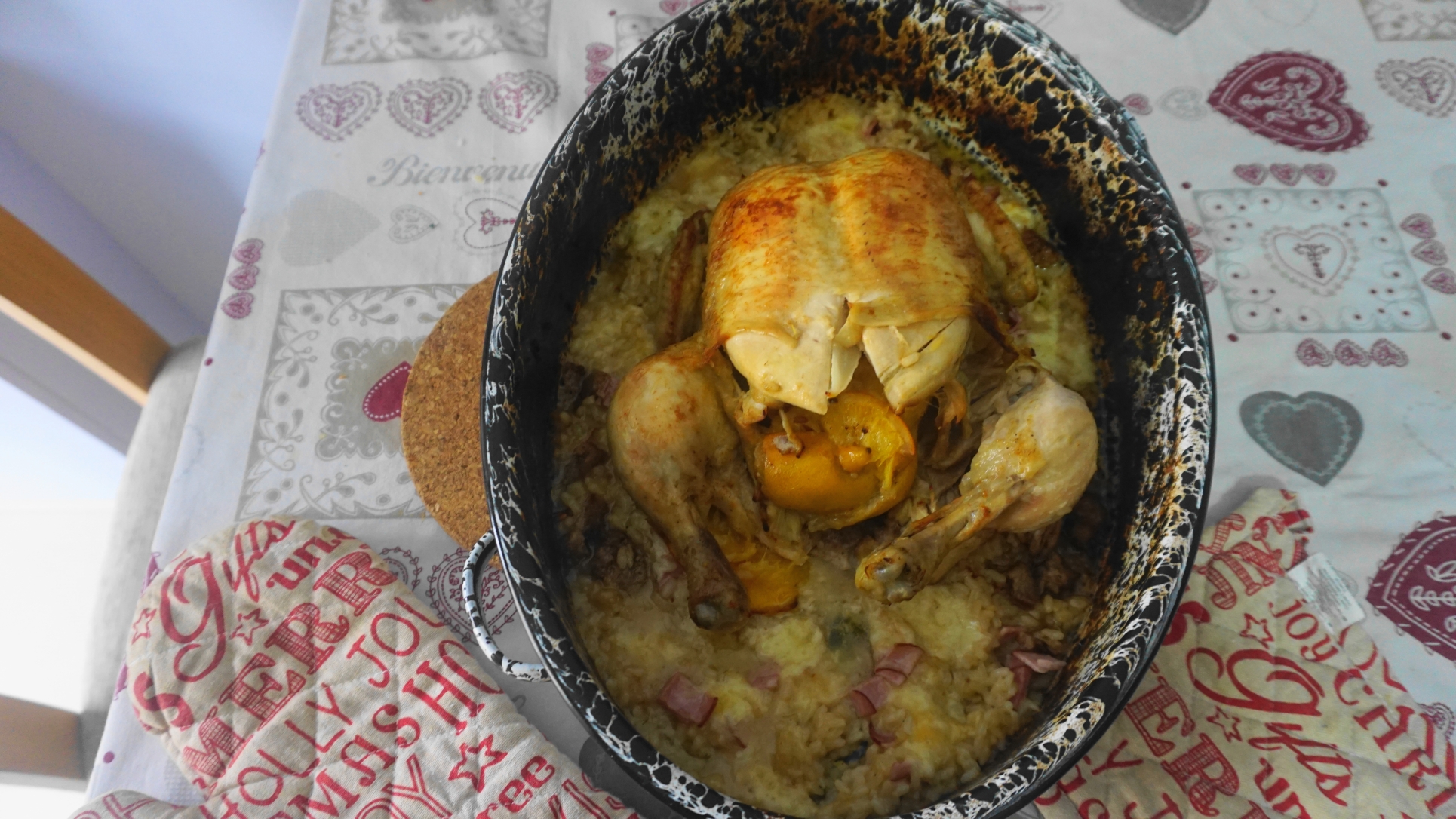 Κοτόπουλο στη γάστρα με ρύζι | greekcookingbykaterina.com