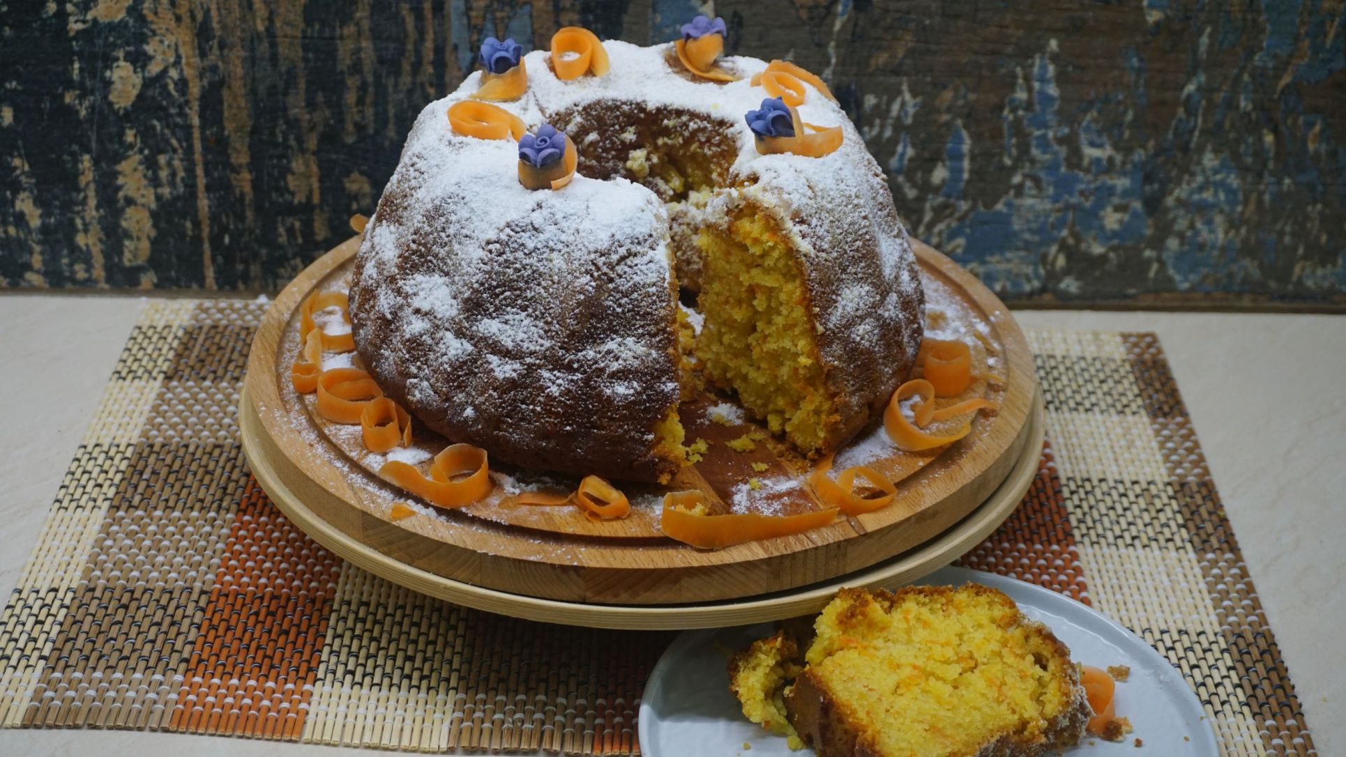 Κέικ καρότο - πορτοκάλι | greekcookingbykaterina.com